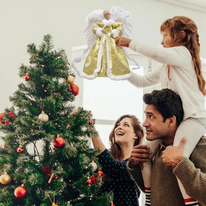 Christmas Angel Tree Topper Lighted