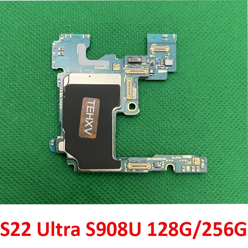 Motherboard For Samsung Galaxy S22 Ultra 128G 256G S908U S908B S908E ...