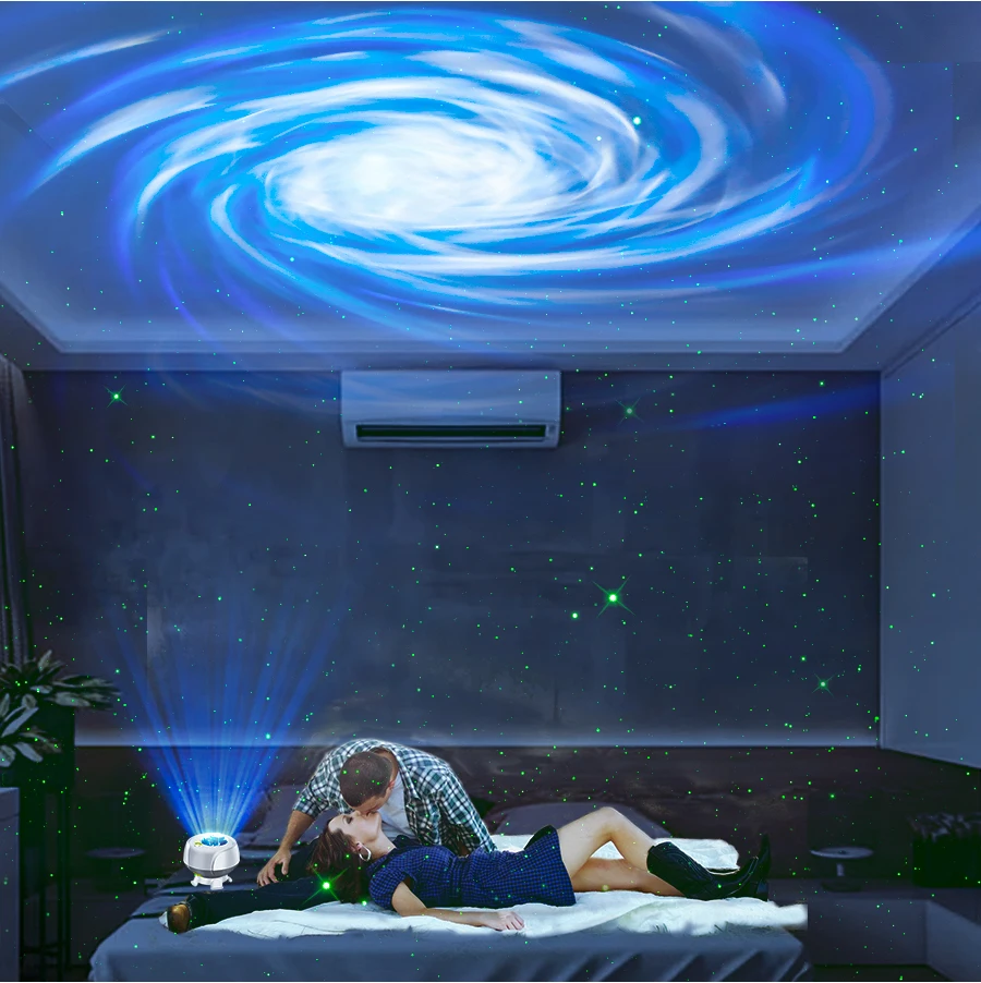 Galaxy Night Light Projector for Bedroom Karaoke Decor with Music ...