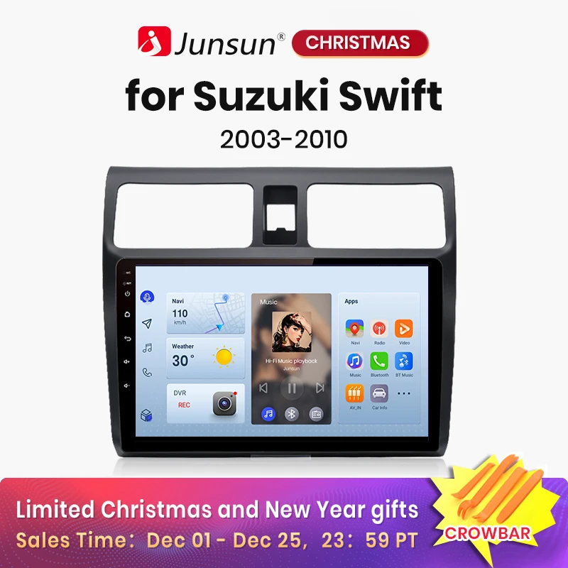 Junsun-Wireless-CarPlay-Android-Auto-Radio-for-Suzuki-Swift-2003-2010-Car-Multimedia-Player-GPS ...