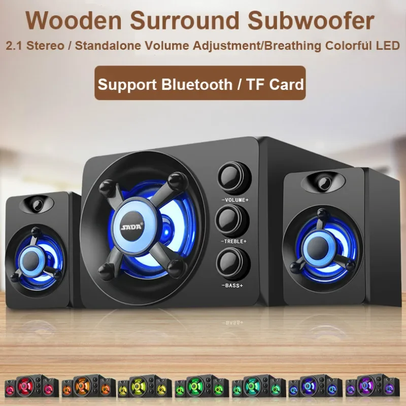Computer-Speaker-Combination-USB-PC-Desktop-Power-Bluetooth-Plus-USB-TF ...