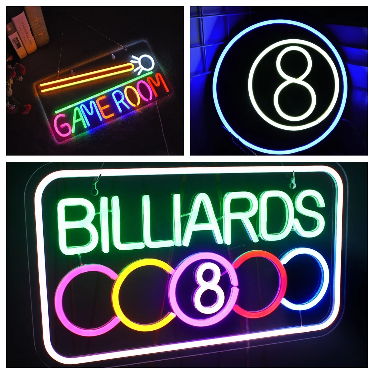 Decoraci-n-de-pared-de-ne-n-de-billar-letrero-led-adecuado-para-amantes ...