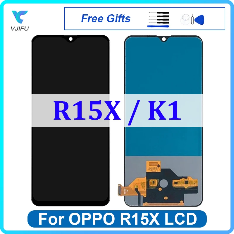 6-4-LCD-For-OPPO-R15X-K1-Display-Touch-Screen-PBCM10-PBCM30-Digitizer ...