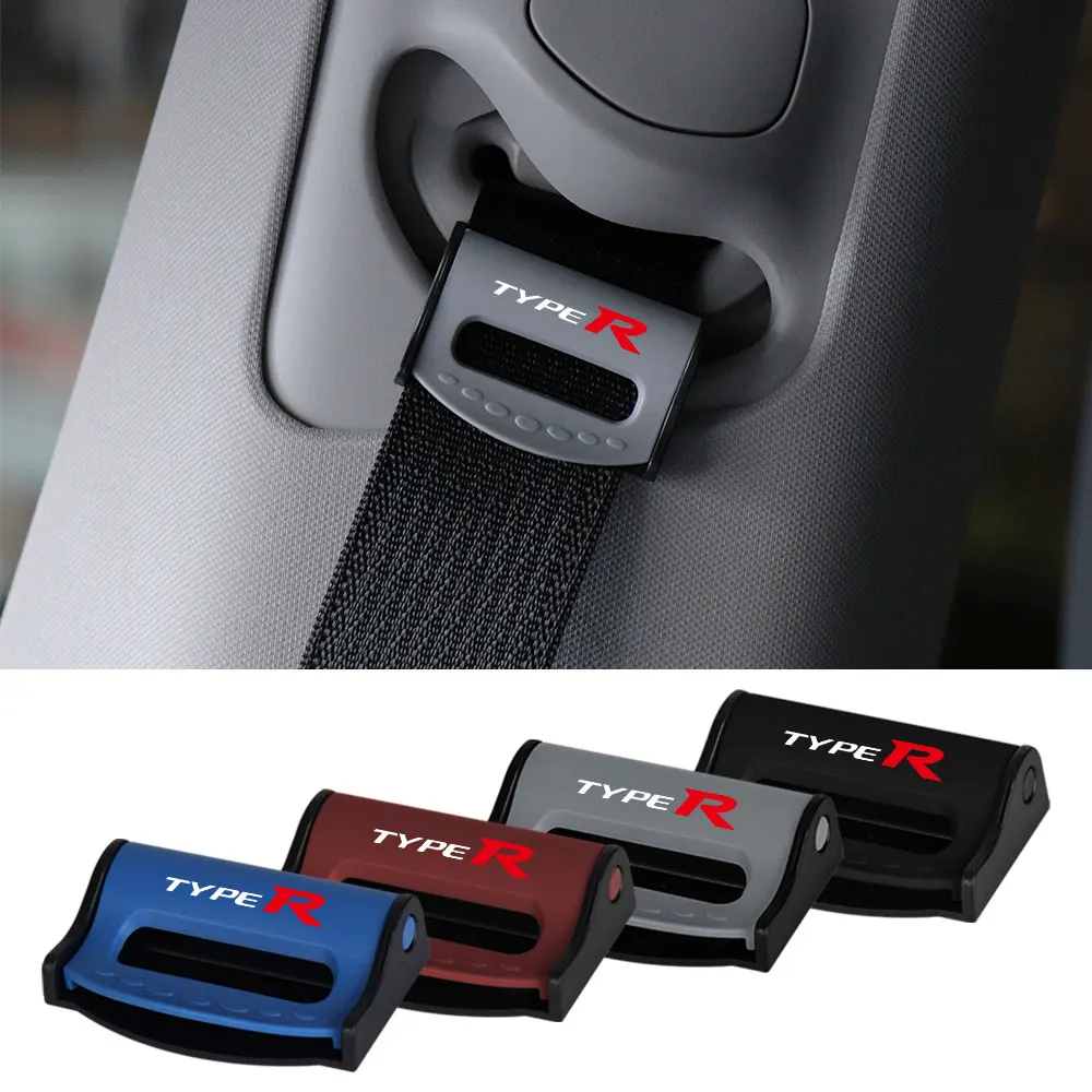 2PCS Car Seatbelt Stopper Adjuster Clip Safety Seat Belt Buckle Clip ...