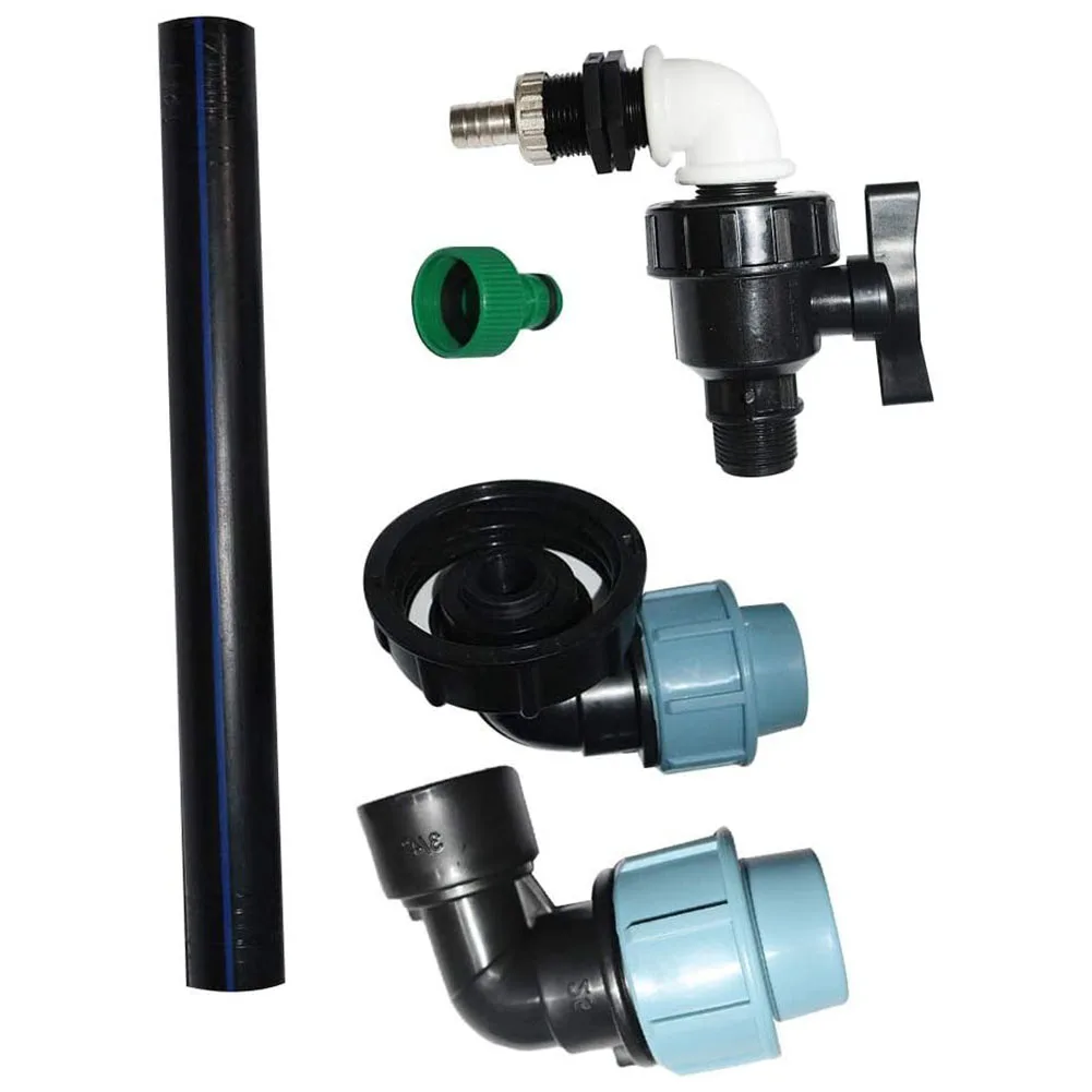 IBC-Gooseneck-3-4-Inch-IBC-Tank-Adaptor-With-Outlet-Valve-3-4-Inch ...