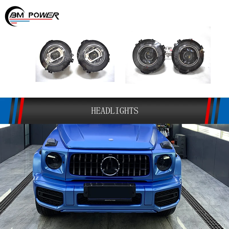 Good-price-G-Class-W463-W463A-W464-Old-To-New-Auto-Car-Headlights-Front ...