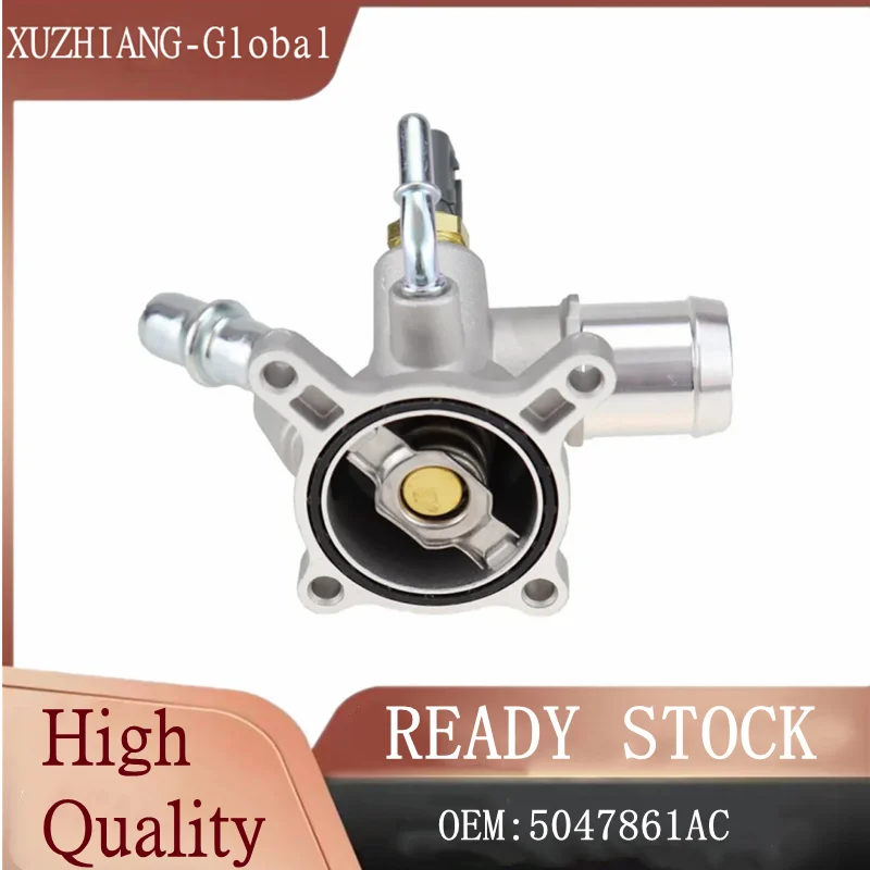 5047263AB 90℃ Engine Coolant Outlet Thermostat Assembly for Jeep ...