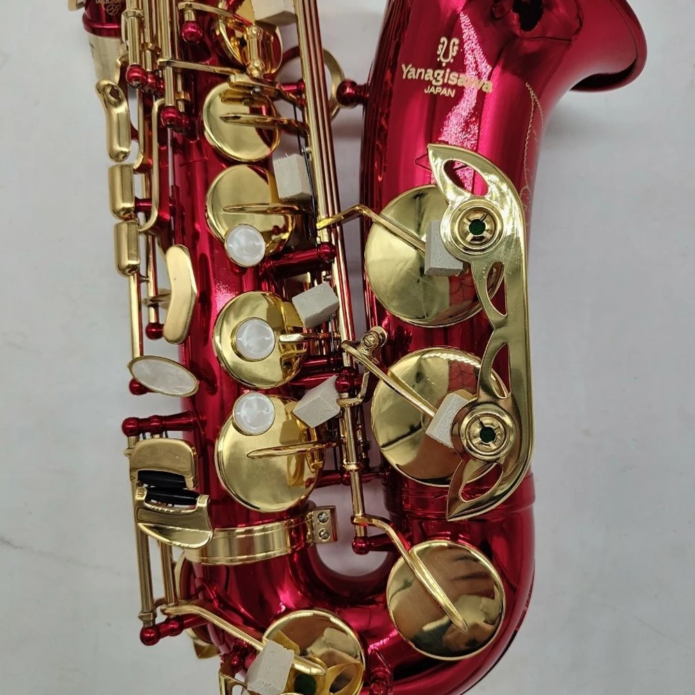 High-Quality-A-992-Alto-Saxophone-Red-Eb-Tone-Hand-Carved-E-flat ...