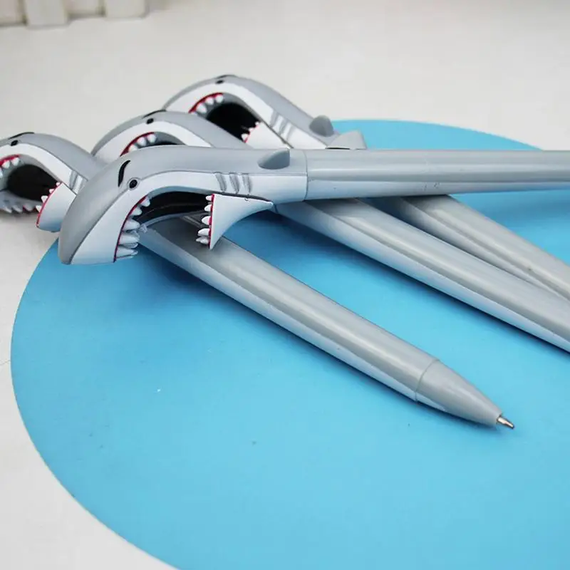 1pc-Cute-Cartoon-Shark-Shaped-Kawaii-Writing-Pens-Novelty-Sea-Creature ...