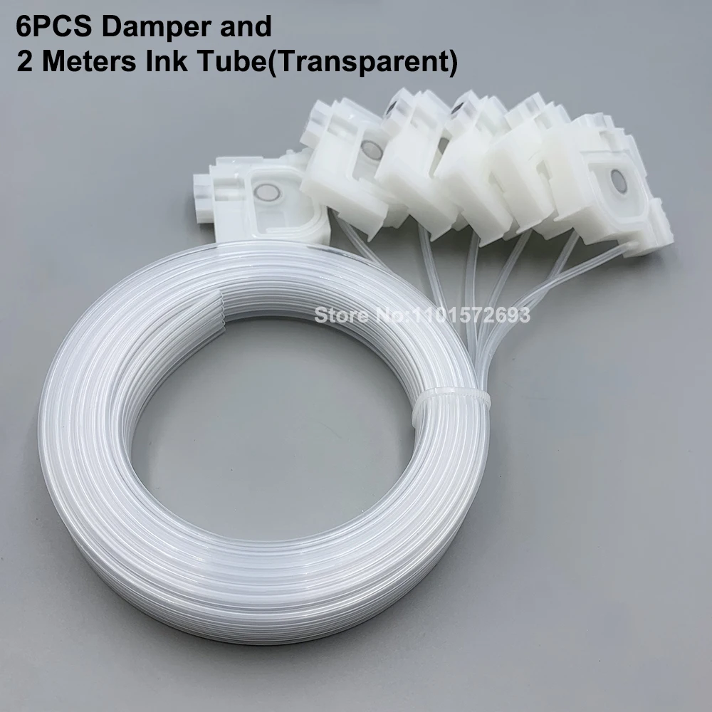 1-Set-Ink-Damper-With-Ink-Tube-Hose-Tubing-for-Epson-L800-L1300-L1455 ...