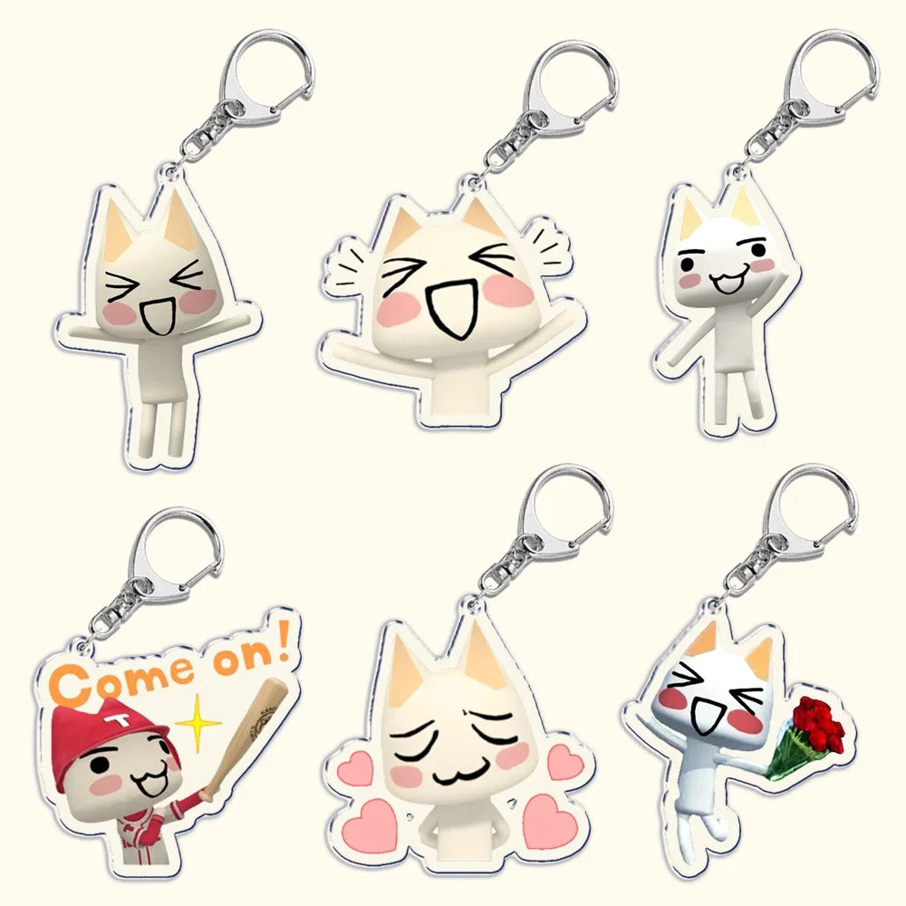 Super-Cute-Cartoon-Inoue-Toro-Cat-Keychains-for-Accessories-Bag-Pendant ...