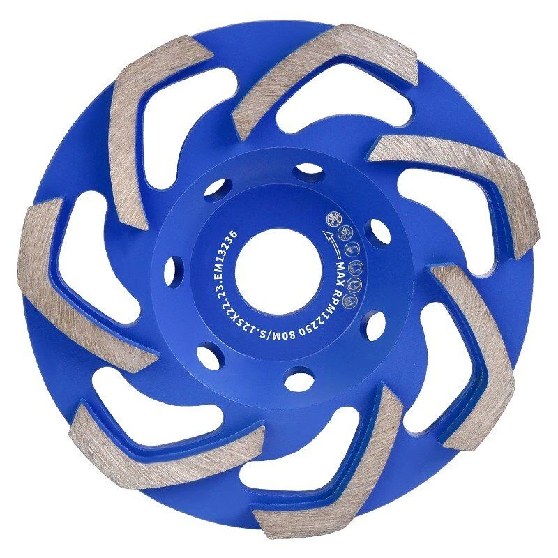 HERZO HSO5.1E Angle Grinder Disc 125mm 5 inch Diamond Grinding Cup ...