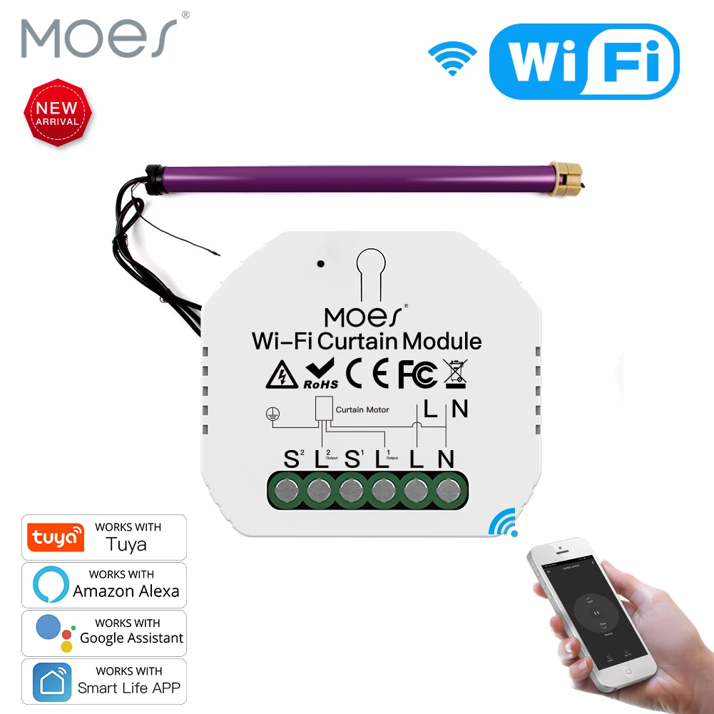Tuya-WiFi-Smart-Vorhang-Schalter-Modul-Rollos-Shutter-Motor-Smart-Leben-APP-Fernbedienung-Alexa ...