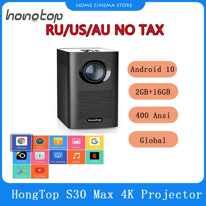 HONGTOP-S30-Max-400-Ansi-Lumens-Global-Version-4K-Mini-Portable ...