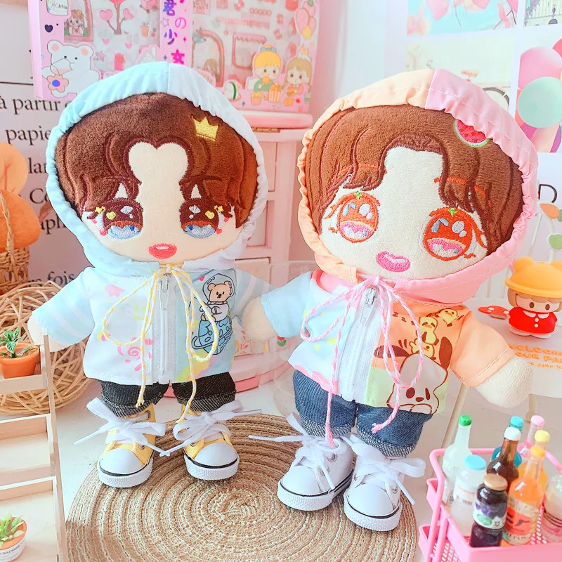 20CM-Doll-Clothes-Sun-protective-Clothing-Cartoon-Raincoat-Our ...