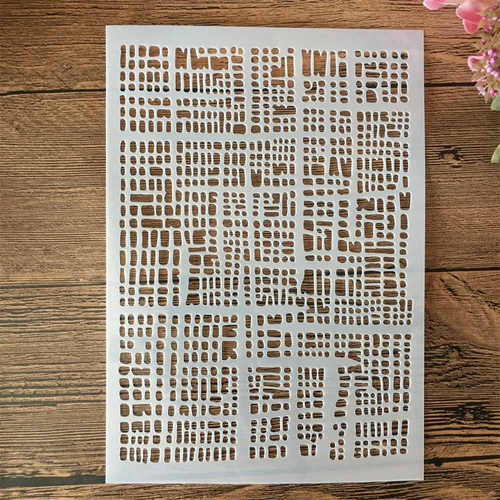 A5-21cm-Net-Mesh-Layering-Stencils-Painting-Scrapbook-Coloring ...