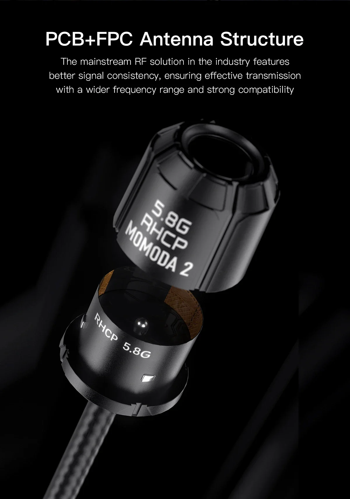 GEPRC Momoda2 5,8G антенна длинная версия подходит DIY RC FPV Квадрокоптер беспилотный фристайл ...