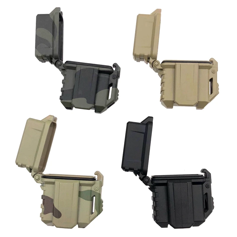 Camping-Tactical-Lighter-Lighter-Container-Organizer-Shell-Storage-Case ...