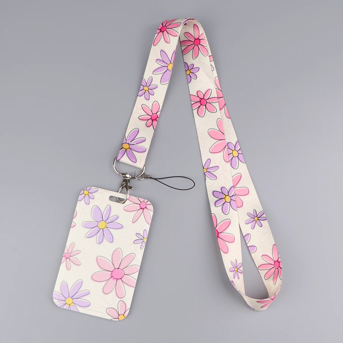 Beautiful-Flowers-Credential-Holder-Lanyards-for-Keys-Neck-Strap-ID ...
