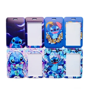 Disney Stitch Credit Card Holder Lanyard Children ID Badge Holders ...
