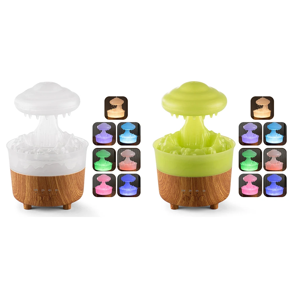 Rain-Cloud-Air-Diffuser-Rechargable-Water-Drops-Sounds-Diffuser-with ...