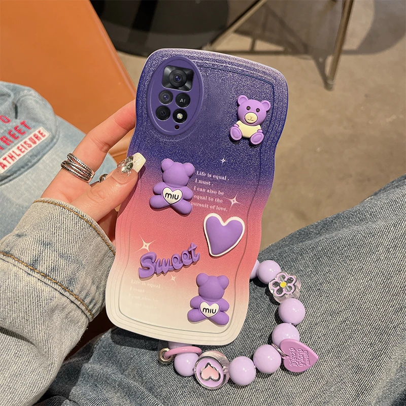 For-Xiaomi-Redmi-Note-11-11S-4G-Phone-Case-3D-Cute-Cartoon-Animal ...