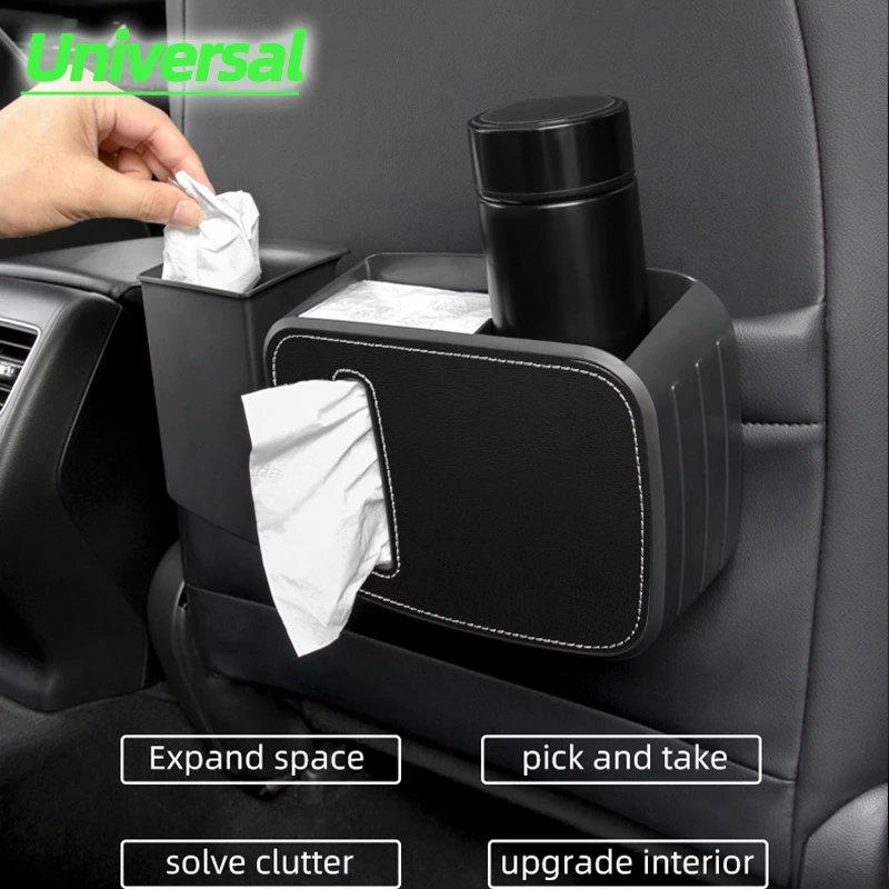 Universal Auto Seat Item Storage Box Multifunctional Tissue Box ...