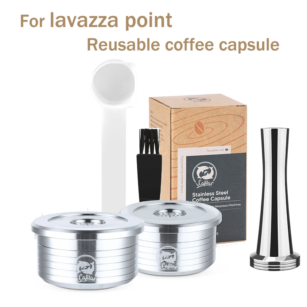 For-Lavazza-Point-Refillable-Coffee-Capsulas-Pod-Stainless-Steel-Reusable-Coffee-Filters-Capsule ...