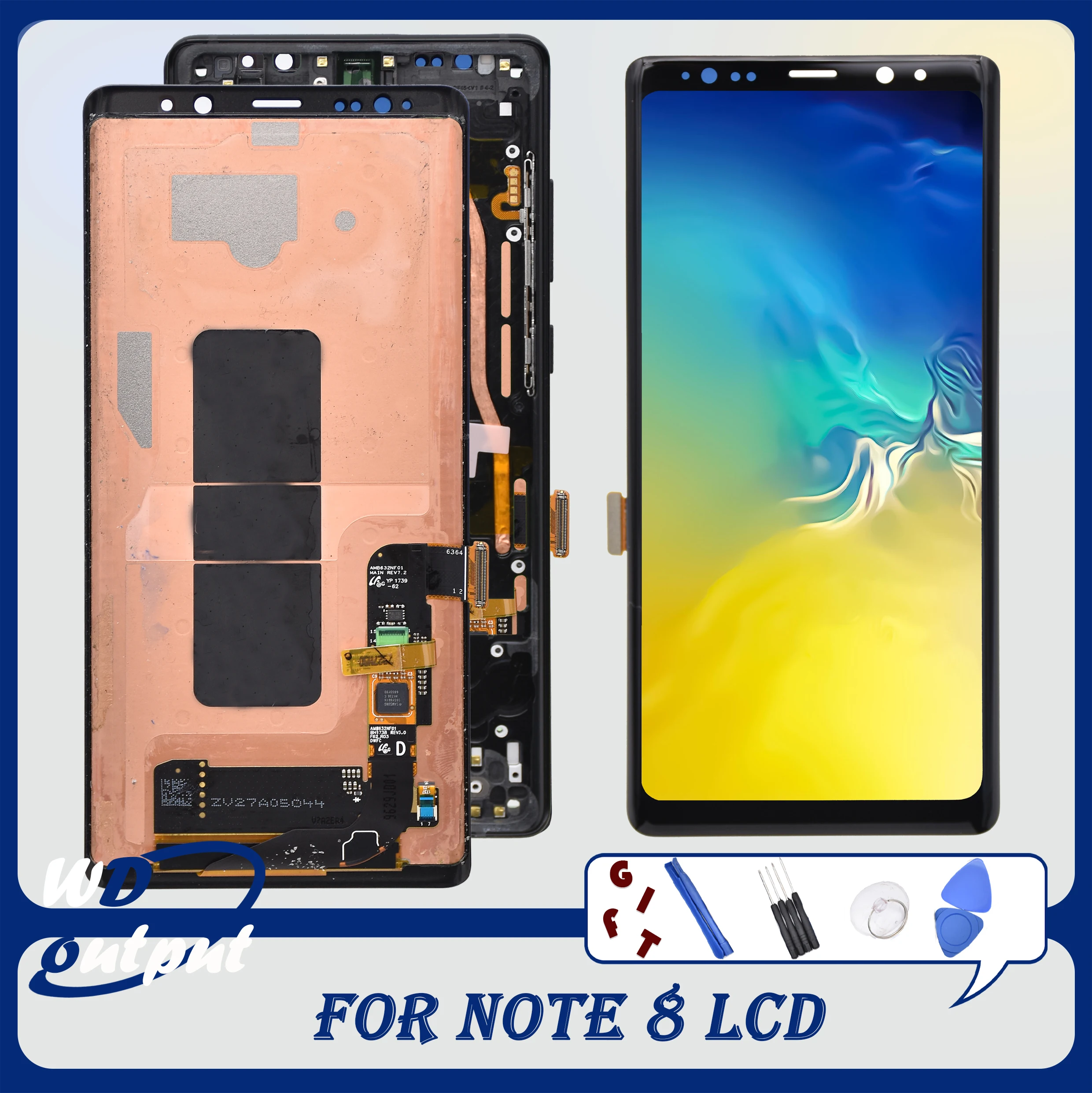 Original-AMOLED-6-3-inch-LCD-Display-For-NOTE8-LCD-N9500-N950F-LCD ...