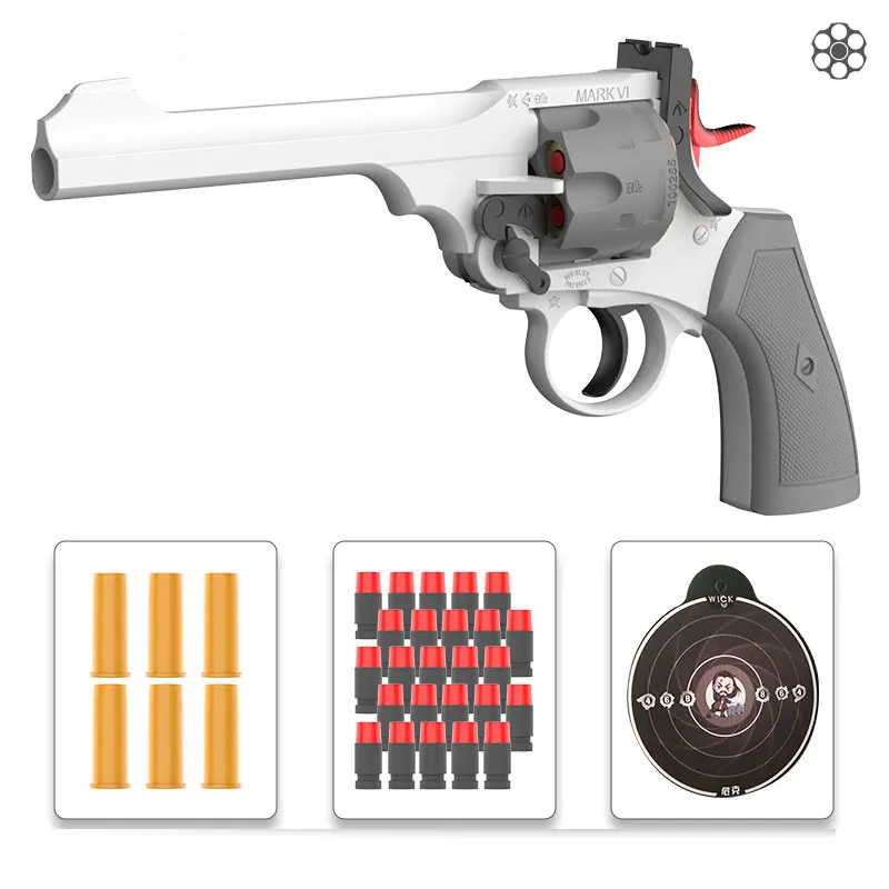 Wick-Webley-Toy-Gun-Revolver-Folded-Shell-Throwing-Soft-Bullet-Gun ...