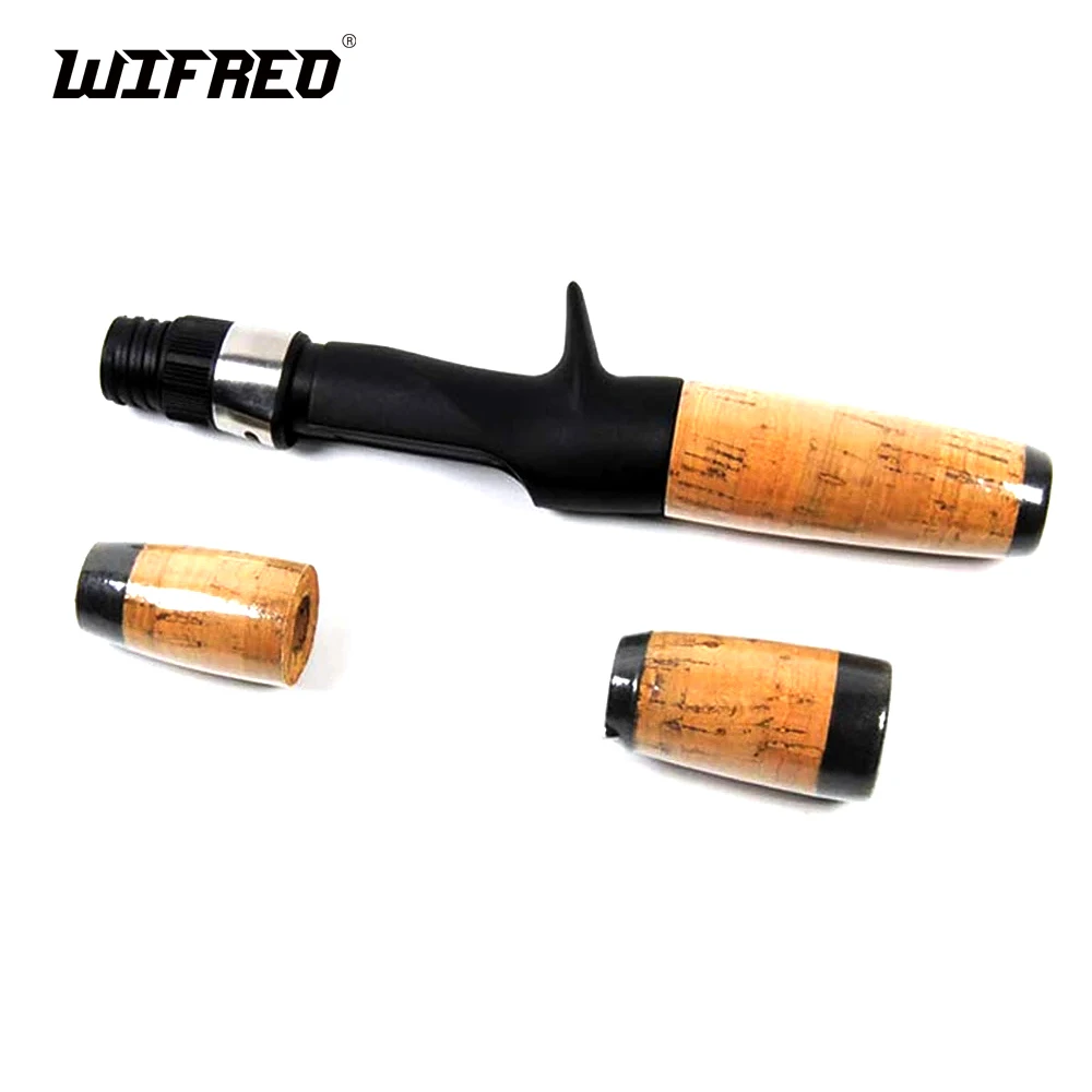 Wifreo 1Set Soft Cork Split Grip Rod Handle Baitcast Fishing Rod ...