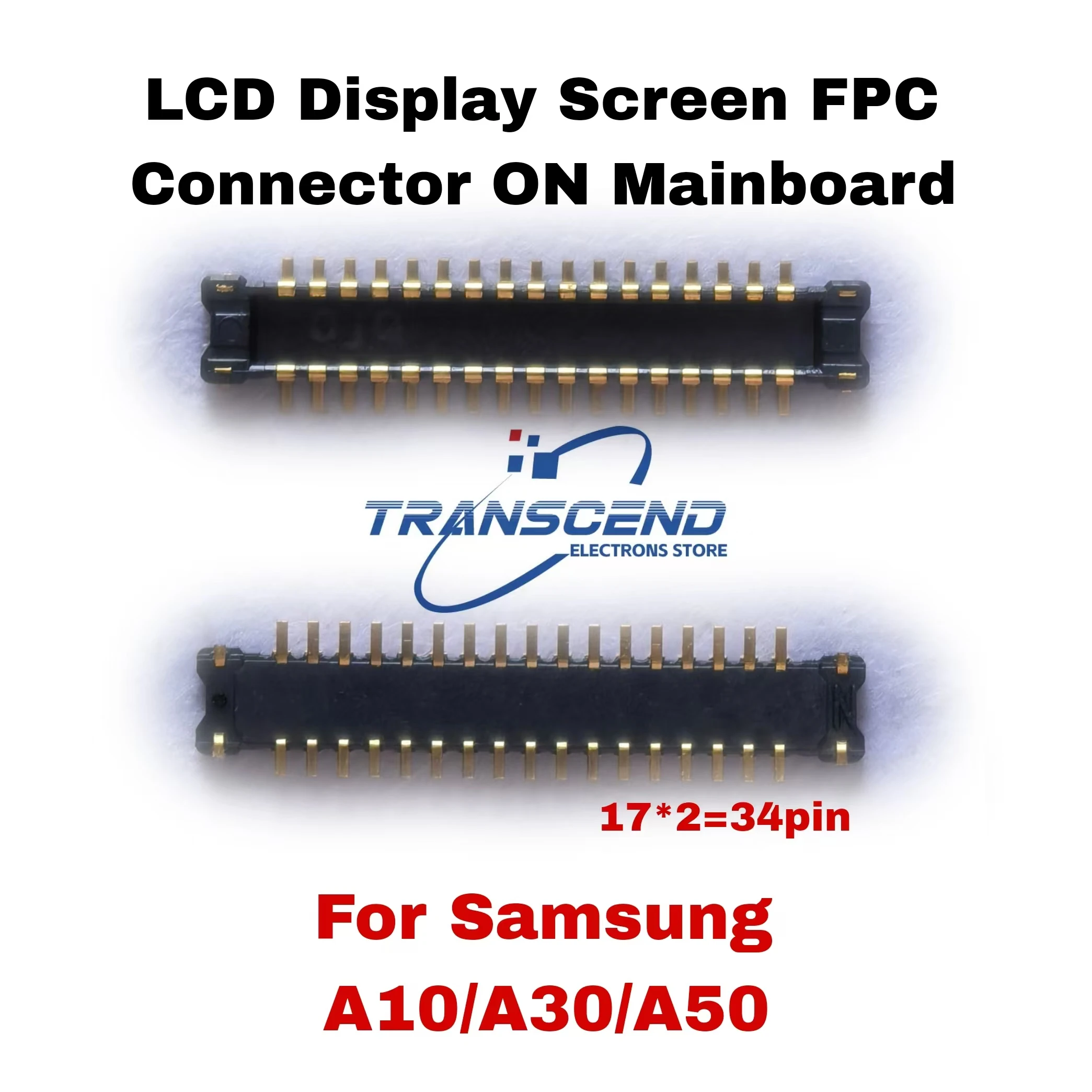 10/50pcs LCD Display Screen FPC Connector for Samsung Galaxy A10 A30 ...