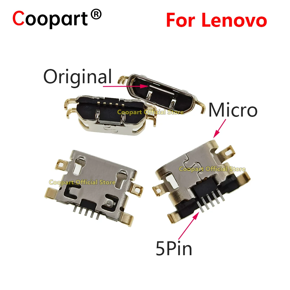 Micro USB connector jack socket mini Charging Port DC Dock For Lenovo ...