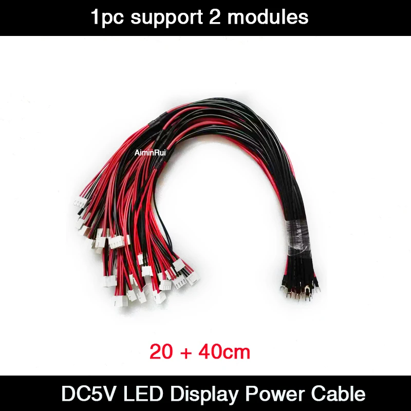 10Pcs-Lot-1-to-2-DC5V-4Pin-Power-Cable-Wire-2-5mm-Copper-for-Outdoor ...