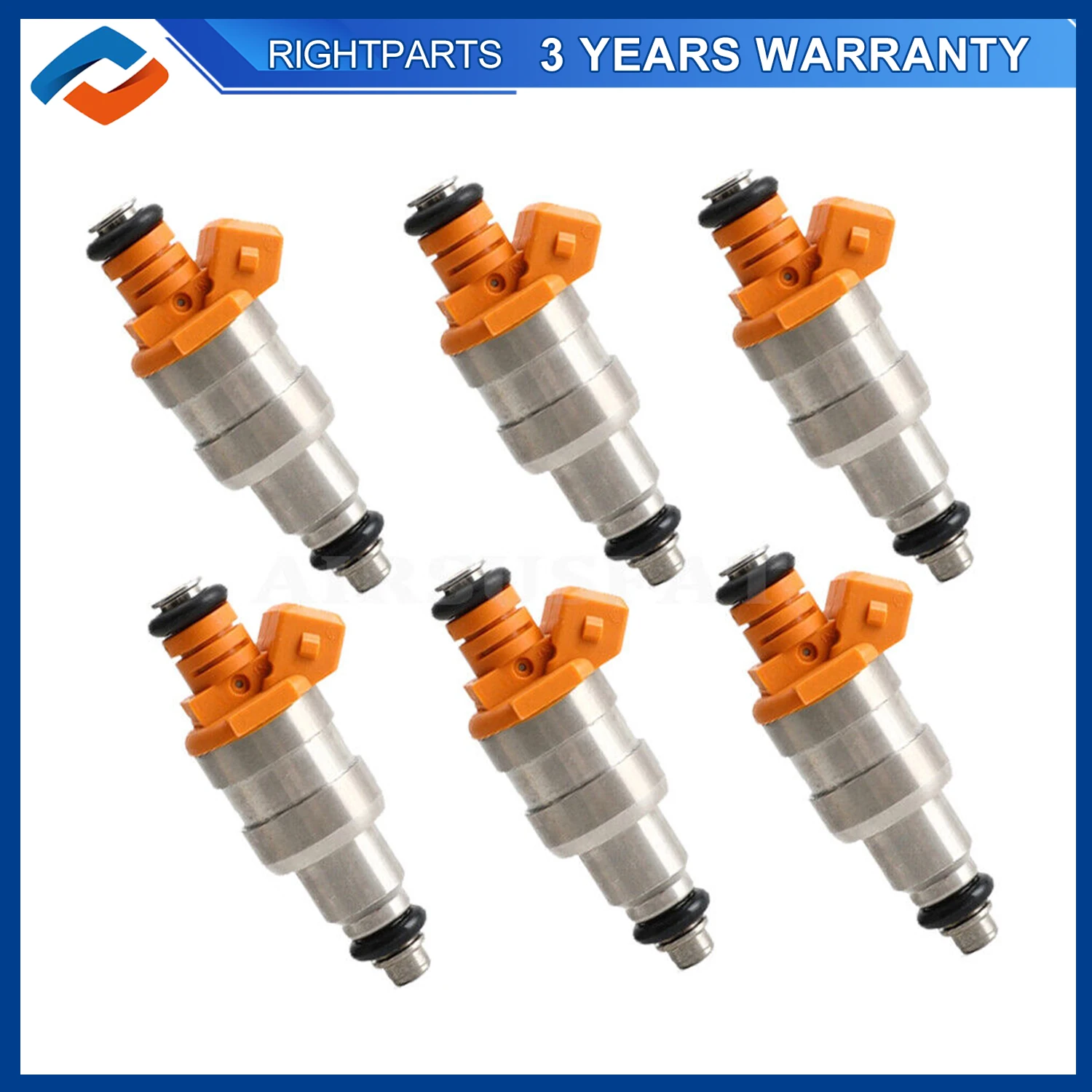 33007127 6PCS Fuel Injectors For Wrangler Cherokee YJ 1987 1998 4.0L ...