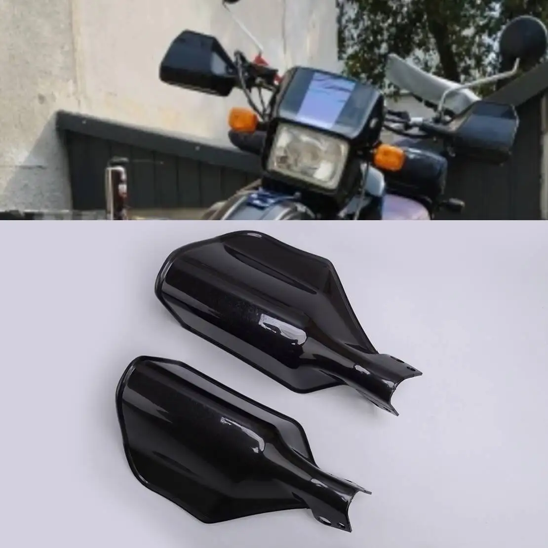 1 Pair Black Brush Handguard Plastic fit for Yamaha XT350 TENERE XTZ750 ...