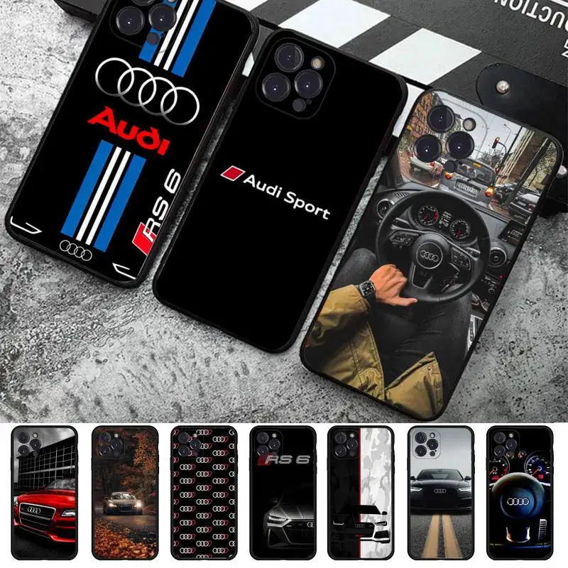 Audi Luxury Brand Car Phone Case For Iphone 8 7 6 6s Plus X Se 2020 Xr ...