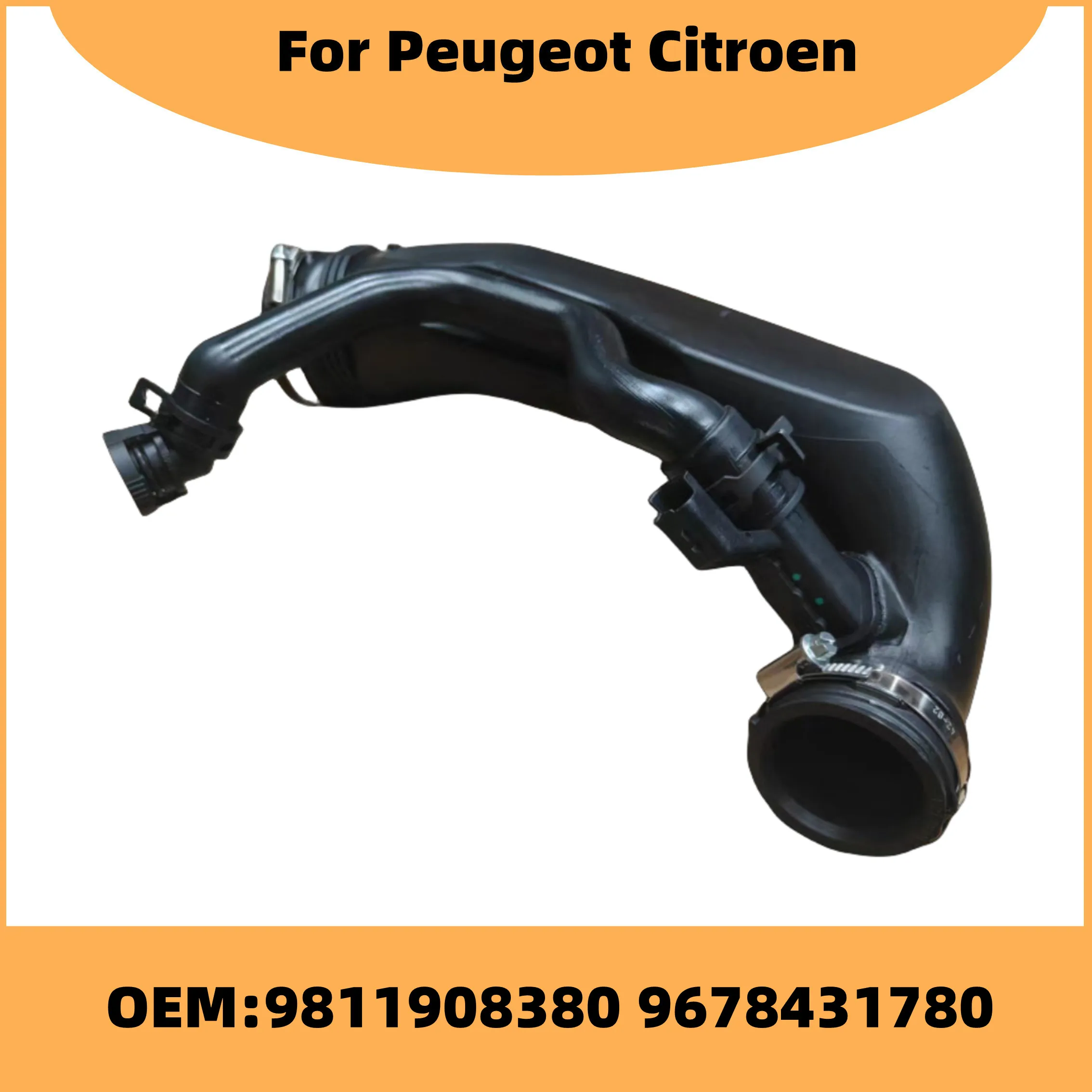 9811909980-9678431780-1-6T-Turbine-Intake-Pipe-For-Peugeot-2008-308-408 ...