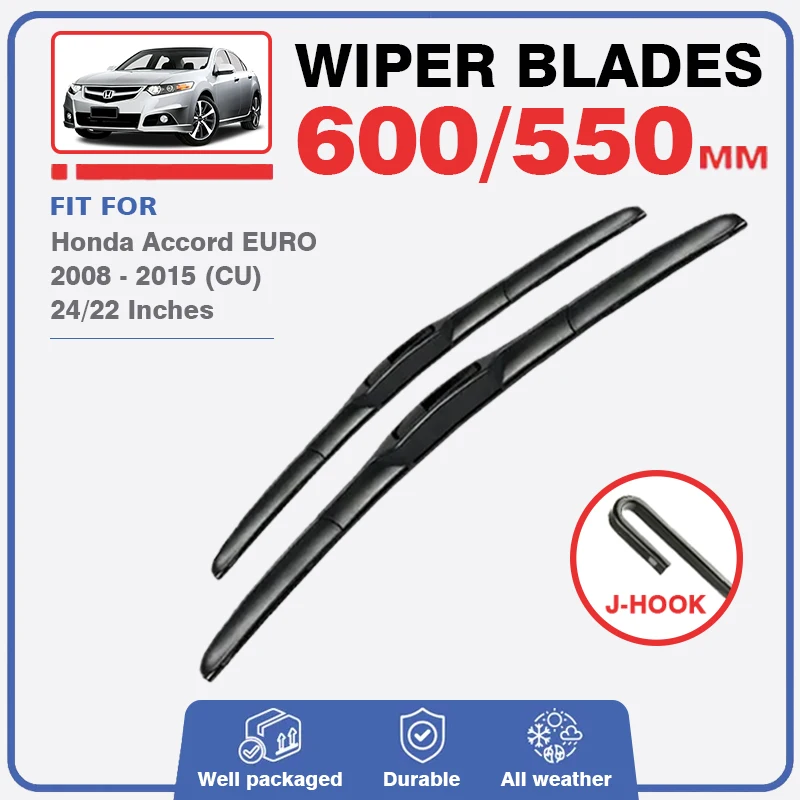 2015 Honda Accord Wiper Blade Size