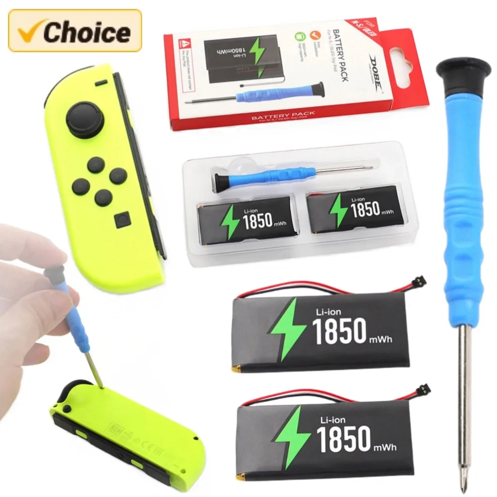 Small-Handle-Battery-Pack-1850mWh-Left-Right-Game-Handle-Battery ...