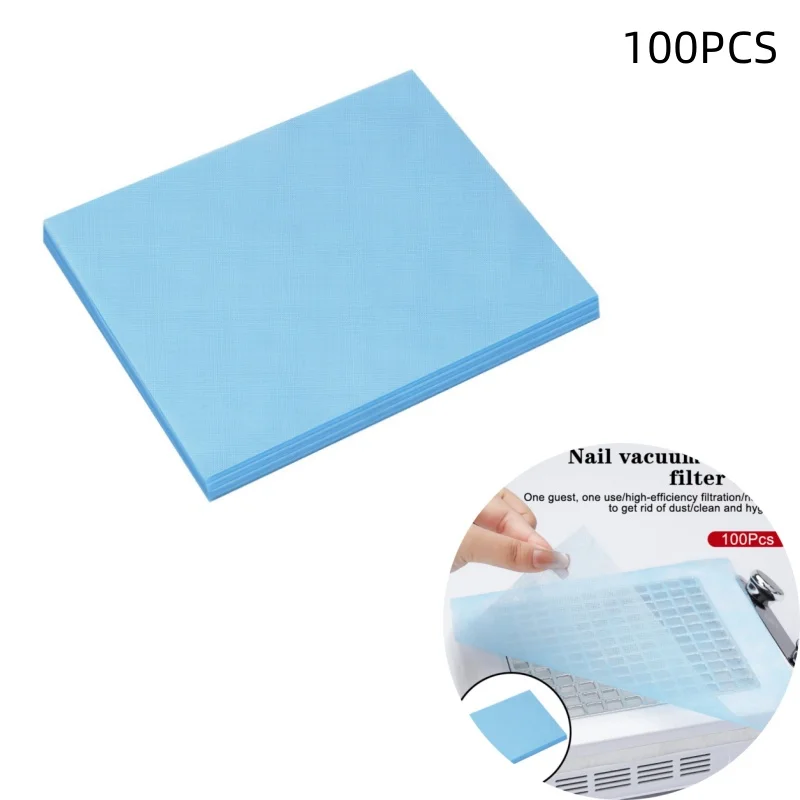 100pcs-Nail-Art-Dust-Collector-Filter-Paper-Manicure-Machine ...