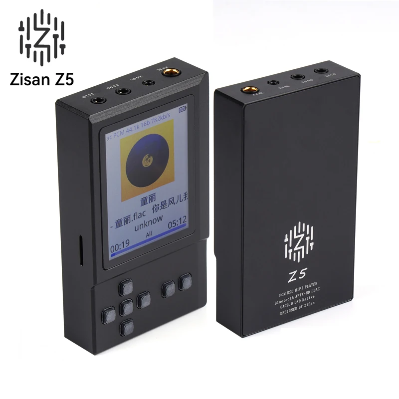Zisan Zishan Z5 ES9039 HiFi Audio MP3 Music Lossless Player USB DAC ...