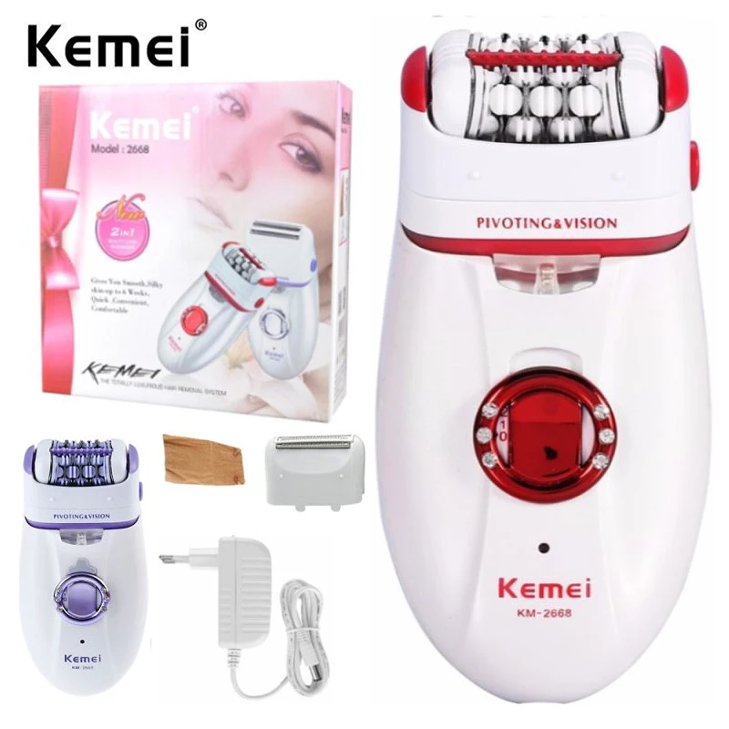 Kemei-2-in-1-Epilator-Electric-Shaver-Defeatherer-Depilatory ...