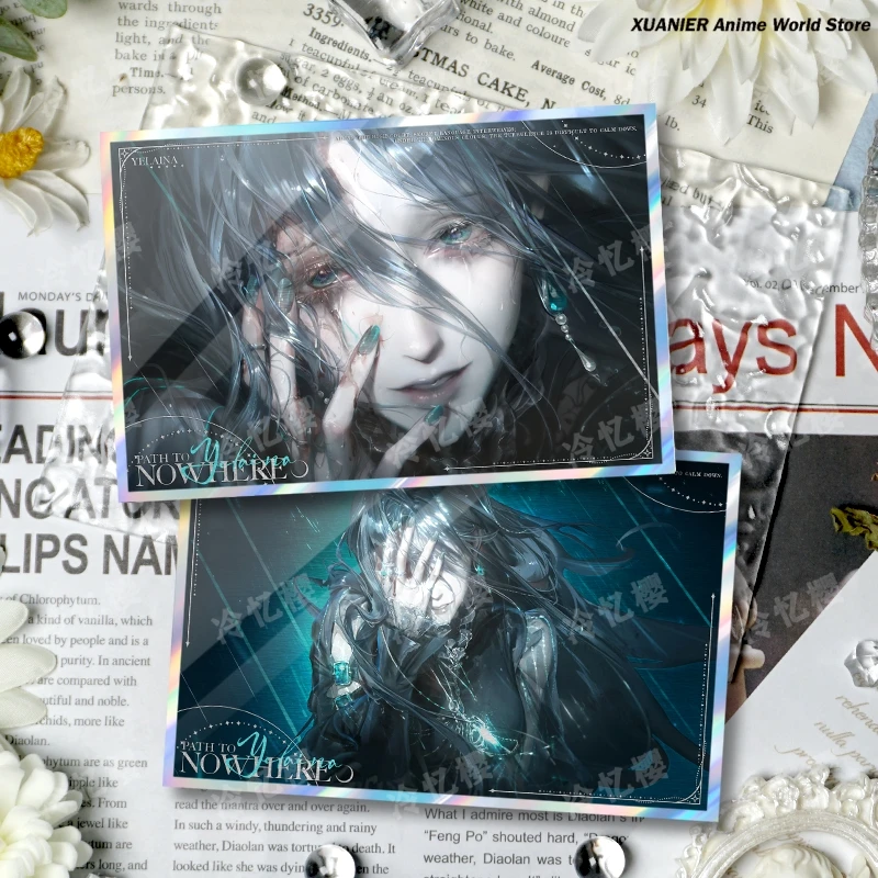 Anime Path to Nowhere Jelena Ariel Acrylic Double Flash Color Card ...