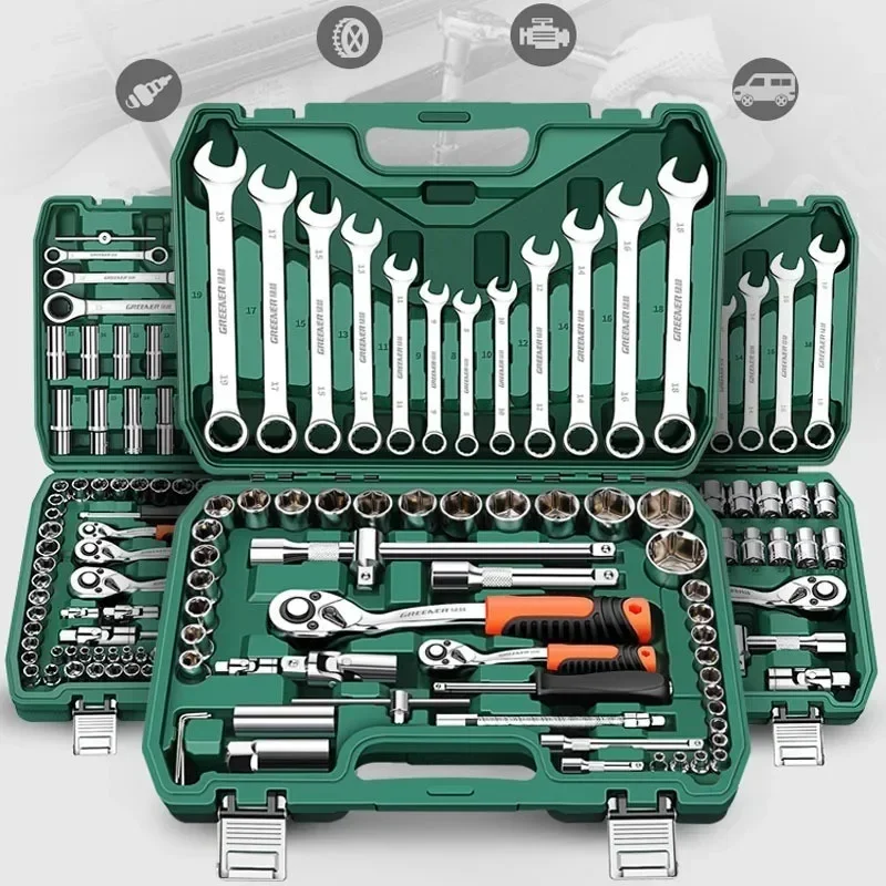 Car-Repair-tool-Set-Socket-Wrench-Ratchet-Car-repair-kit-Universal ...