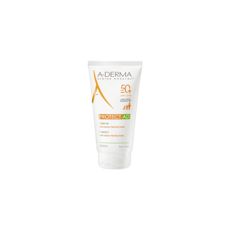 Aderma Protect Ad Cream Atopic Skins Spf 50 + 150ml - Facial Sunscreen ...