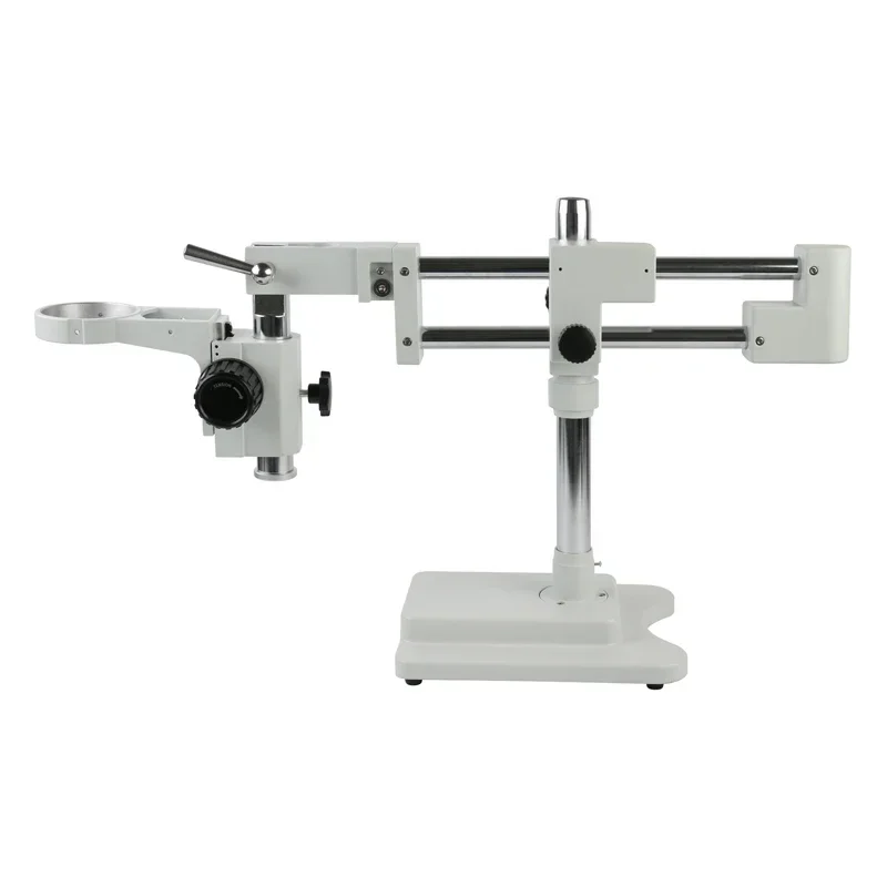 Double-Arm-Boom-Zoom-Trinocular-Binocular-Stereo-Microscope-Stand ...