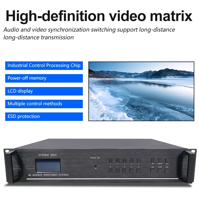 Commercial-4x4-8x8-8x16-16x16-Switcher-Smart-Matrix-For-HDMI-1080P60Hz ...