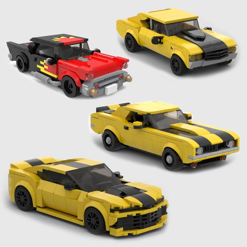 MOC Bricks Camaro Z28 racing sports car Technology Retro Vehicle Speed ...