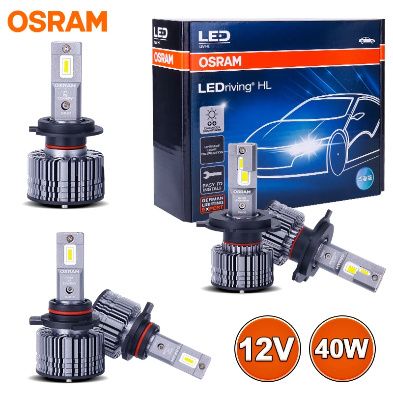 OSRAM LED 12V 40W H1 H4 H7 H8 H11 H16 9012 9003 9005 9006 HB2 HB3 HB4 ...